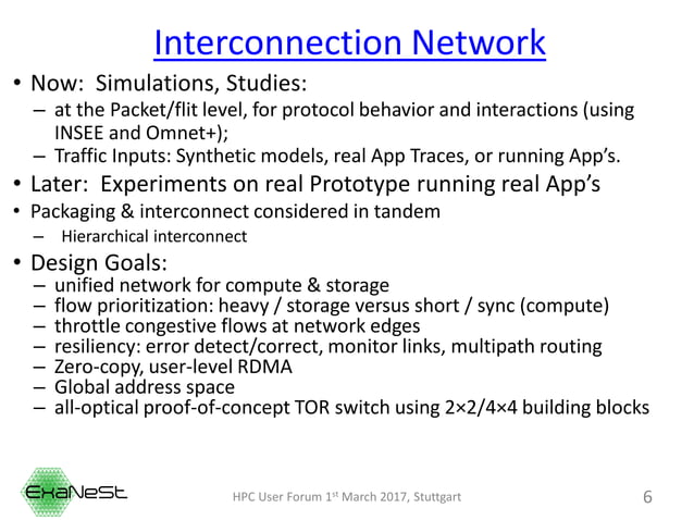 European Exascale System Interconnect & Storage | PPT