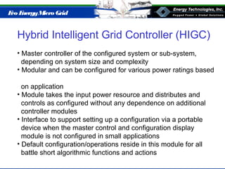 Modular Scalable Micro Grid: ICEPAG 2016 Presentation | PPT