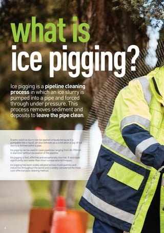 Ice pigging - A sustainable pipe cleaning process | PDF