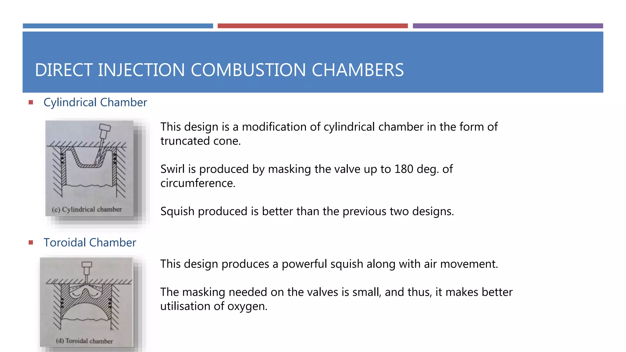Combustion Chambers in CI Engine | PPTX | Technology & Computing