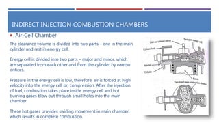 Combustion Chambers in CI Engine | PPTX