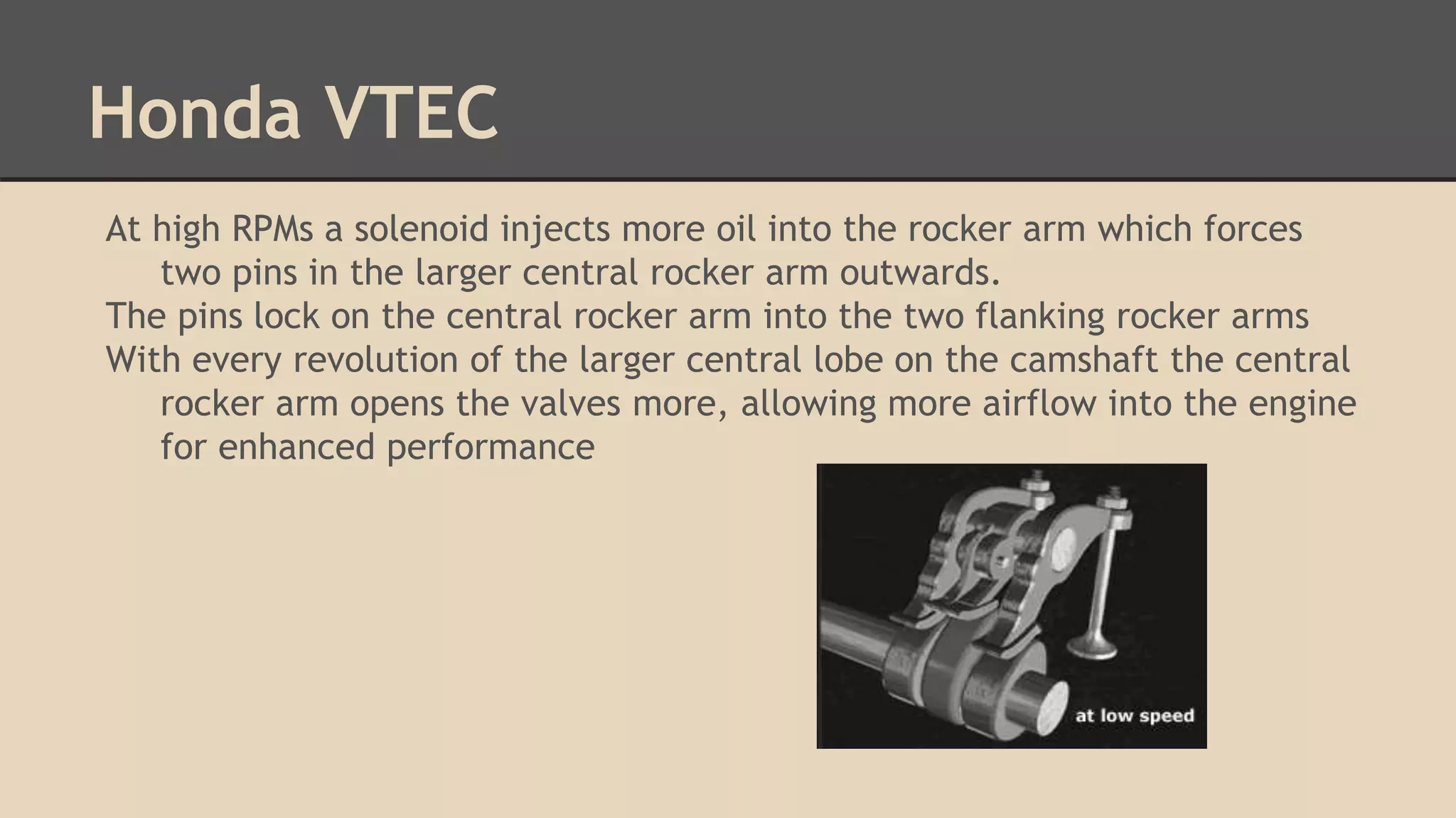 Internal Combustion Engines - Variable valve lift | PPTX