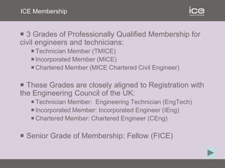 Values of ICE Professional Registeration | PDF | Civil Engineering ...