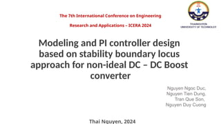 PI controller design based on stability boundary locus approach for DC ...