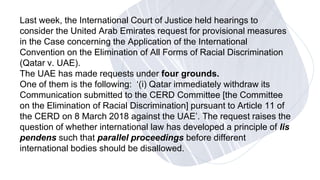 Procedural Law: An Icerd application upon the I.C.of Justice | PPT ...