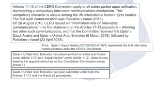 Procedural Law: An Icerd application upon the I.C.of Justice | PPT