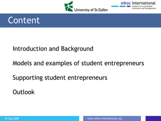 Students at educational entrepreneurs | PPT