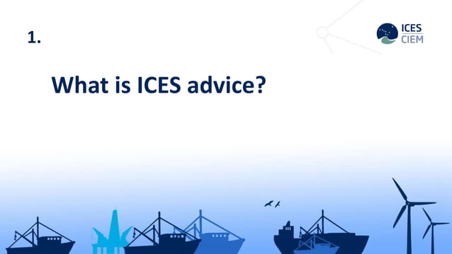 Four questions about ICES advice | PPTX | Environment | Science