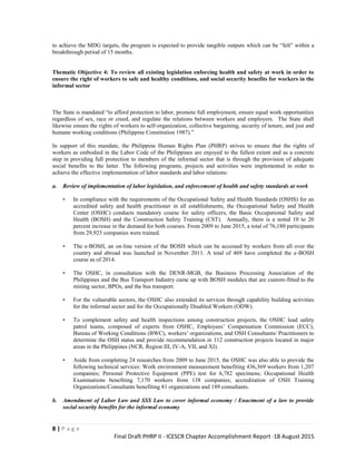ICESCR Accomplishment Report | PDF