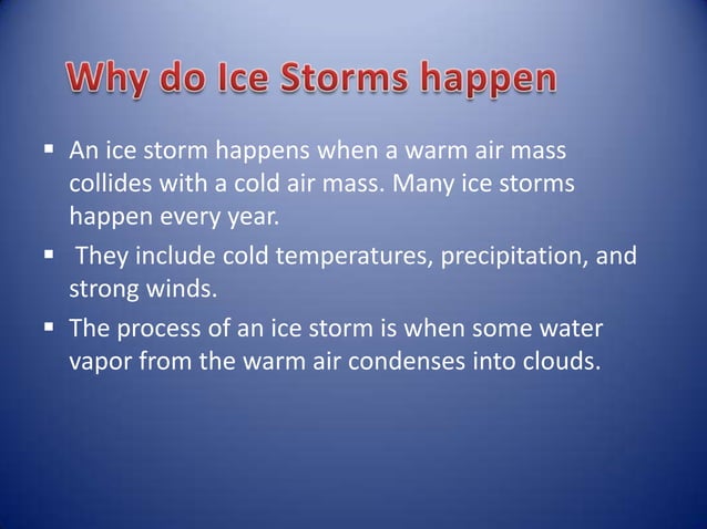 Ice Storms | PPT