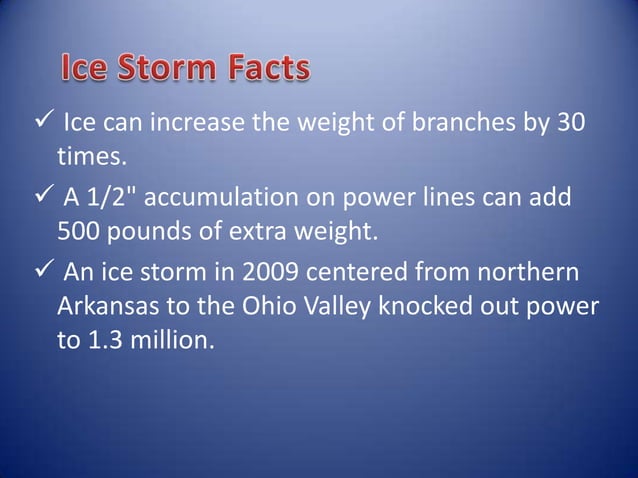 Ice Storms | PPT
