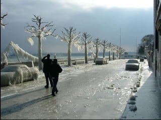 Awesome, but real stunning pictures of freezing ice in Switzerland. | PPT