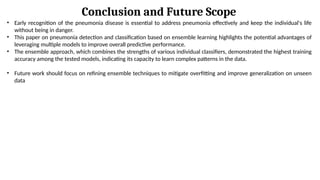 Detection and Classification of Pneumonia with Chest X-Ray Images using ...