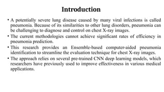 Detection and Classification of Pneumonia with Chest X-Ray Images using ...