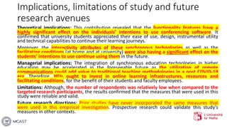 The functionality and interactivity of video conferencing technologies: A synchronous technology ...