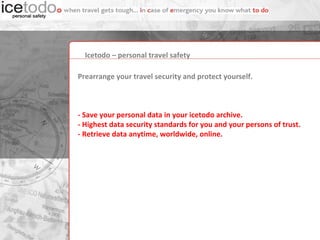 Personal Travel Safety | PPT