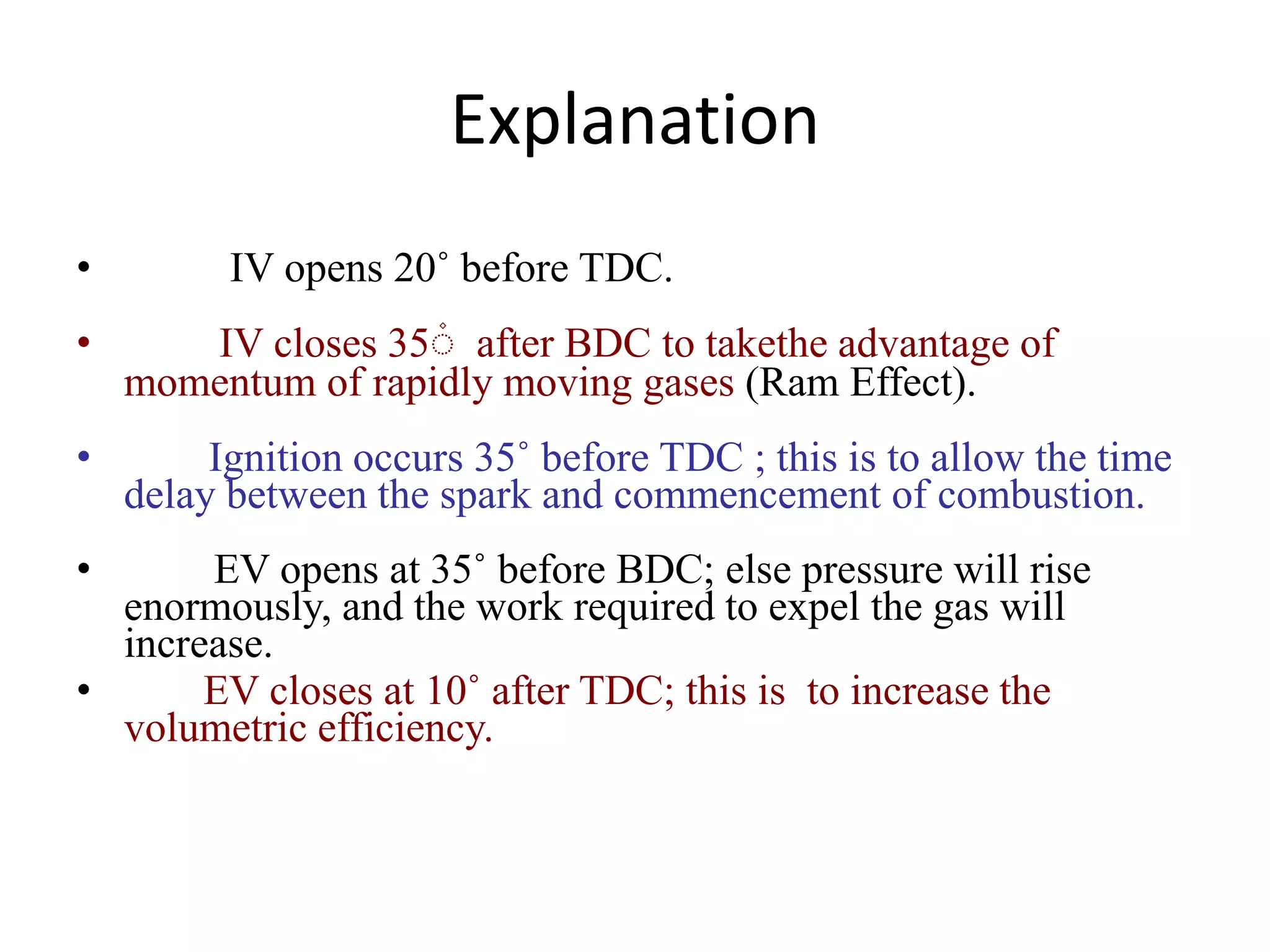 I.C.Engine Valve Timing | PPTX