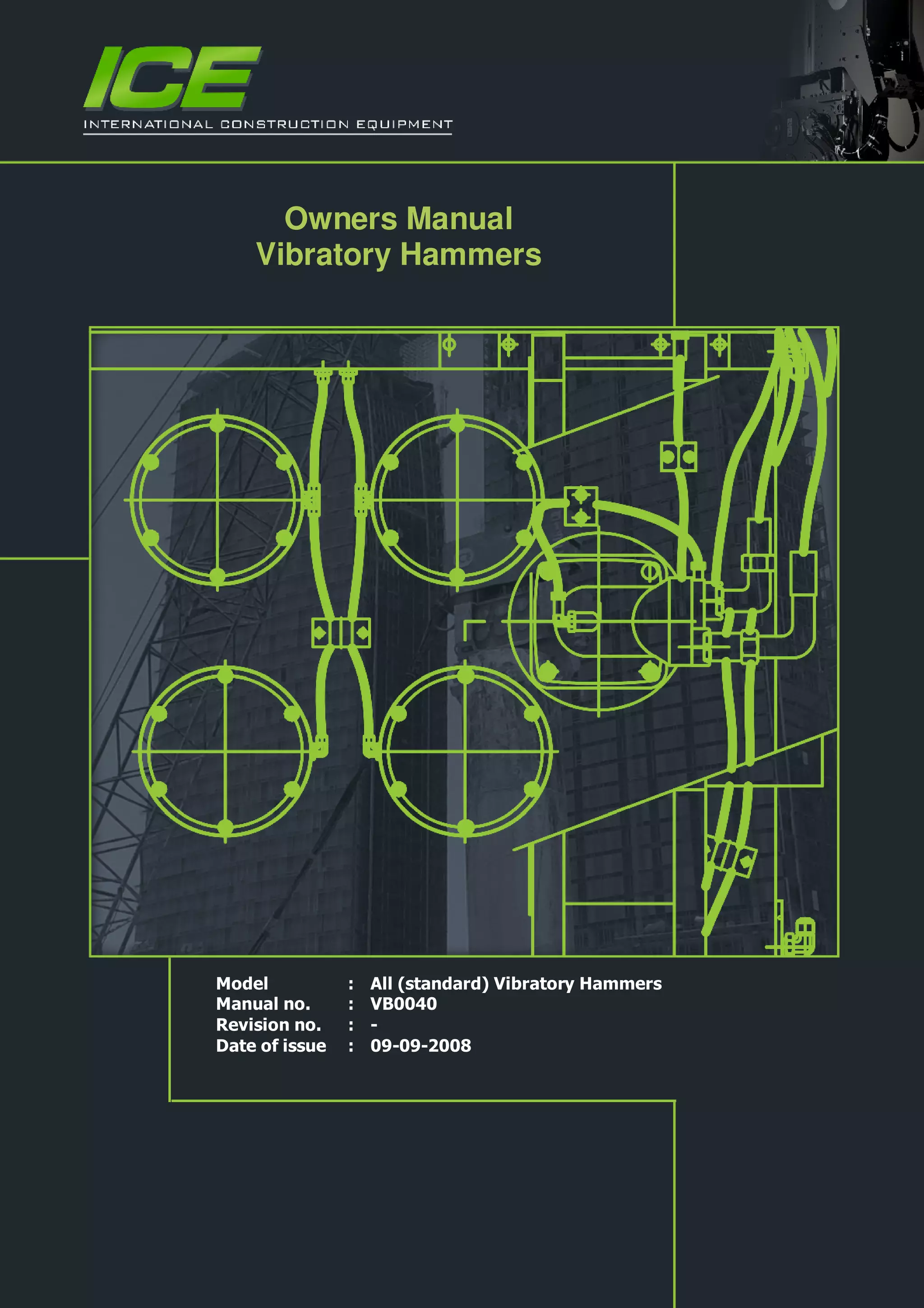 ICE Vibratory Hammer Owners Manual | PDF | Musical Instruments ...