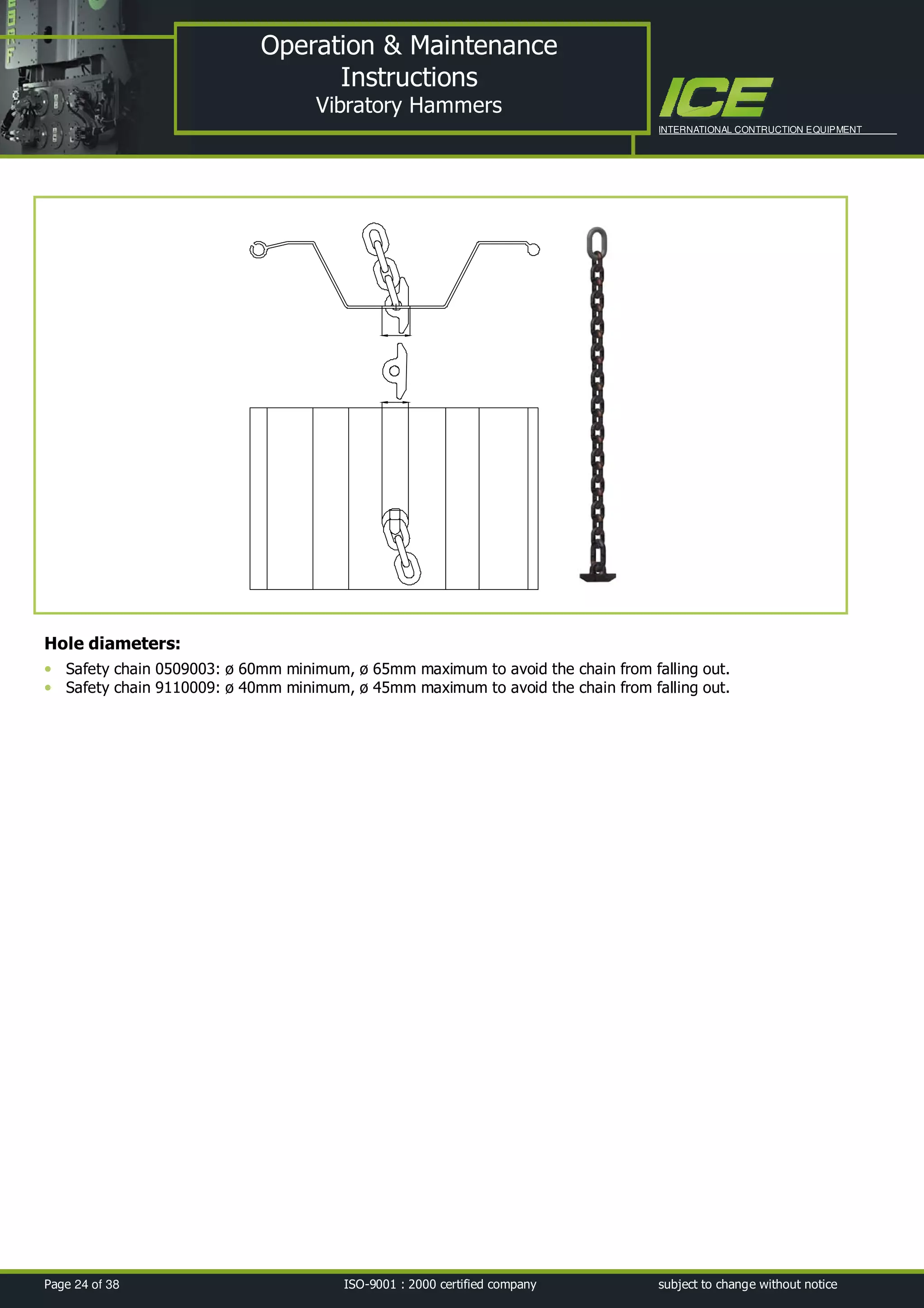ICE Vibratory Hammer Owners Manual | PDF