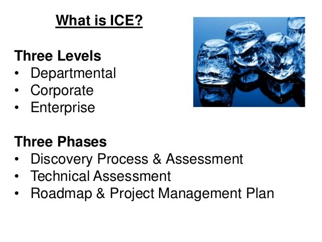 ICE: Initial Consulting Engagements