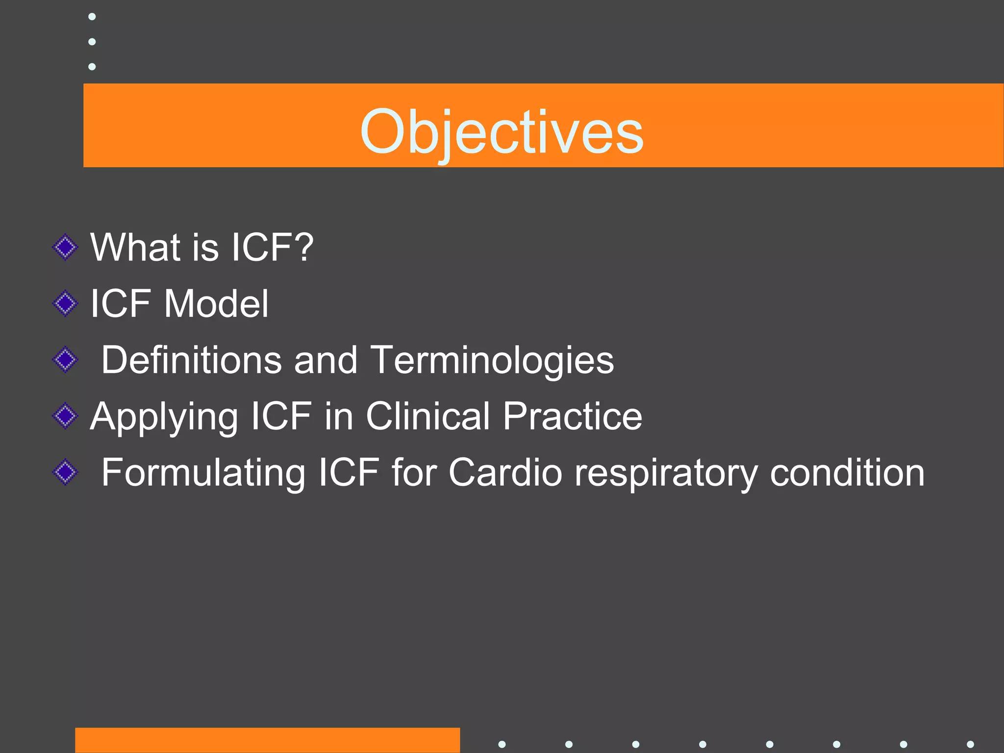 International classification of functioning disability and health | PPTX