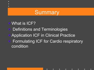 International classification of functioning disability and health | PPTX