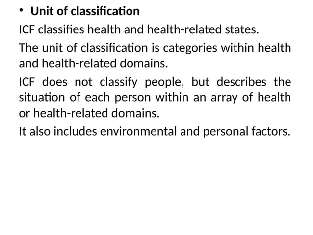 ICF | PDF | Medical Health