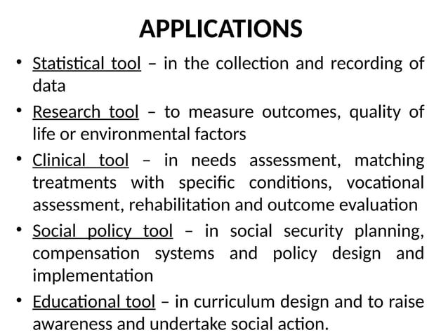 ICF | PDF | Medical Health