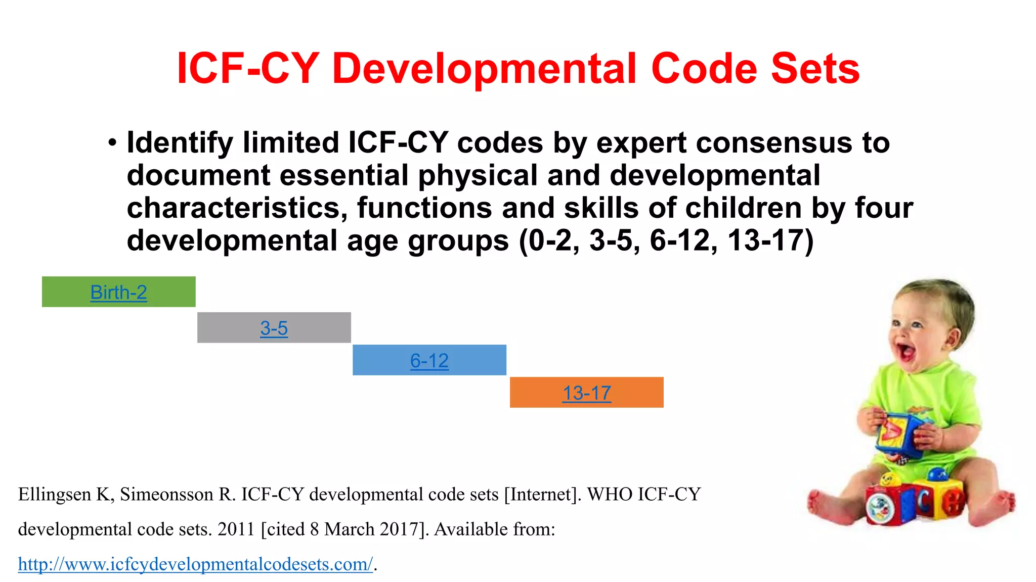 ICF-CY and early childhood development | PDF