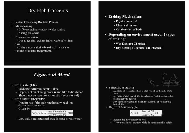 IC fabrication wafer processing metallization | PPT