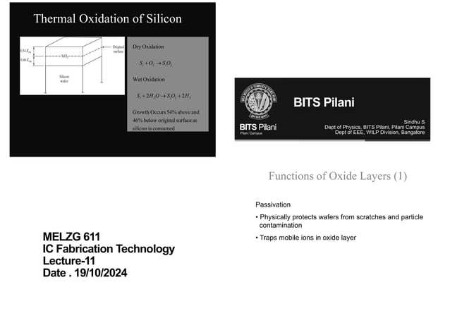 IC fabrication wafer processing metallization | PPT