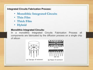 IC fabrication and its types with real life applications.pptx ...