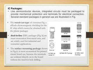 IC fabrication and its types with real life applications.pptx ...