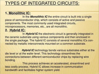 IC fabrication and its types with real life applications.pptx ...