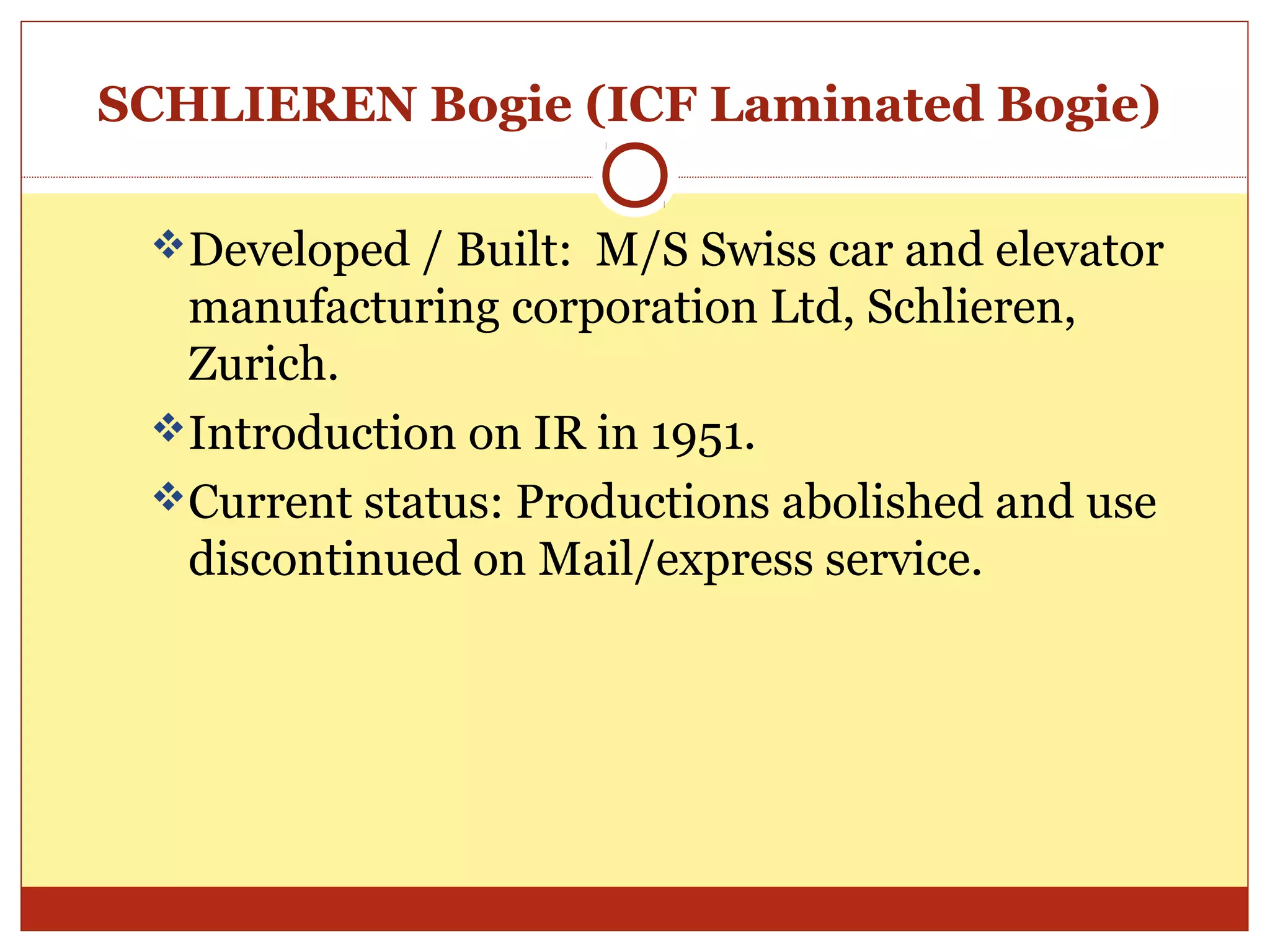 ICF Bogie | PPT