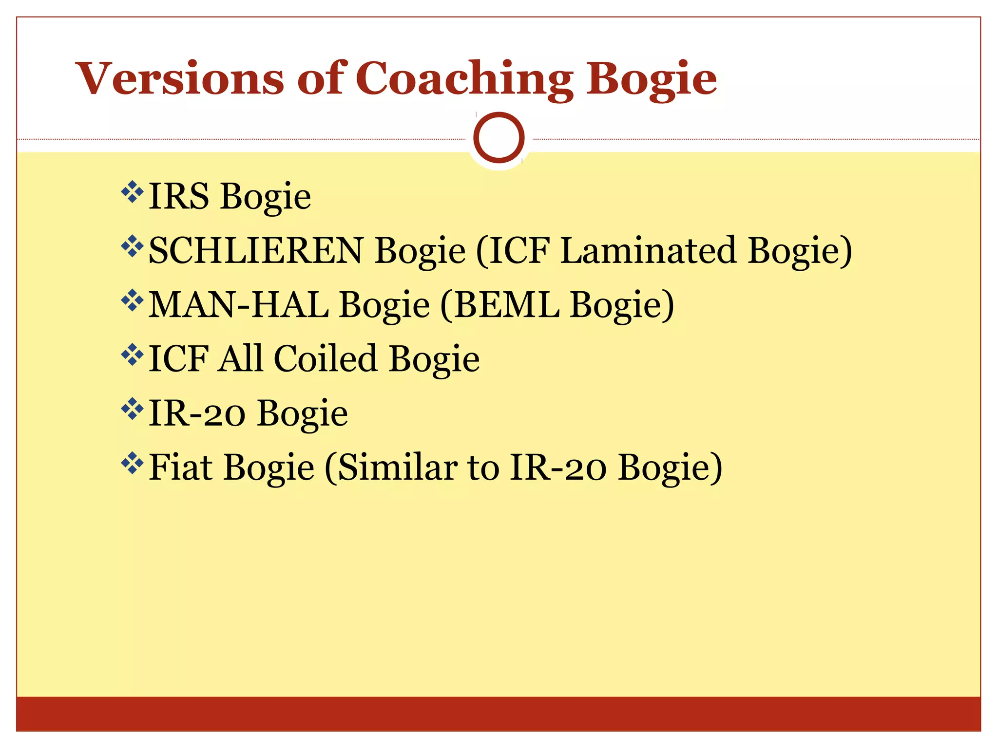 ICF Bogie | PPT