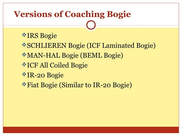 ICF Bogie | PPT