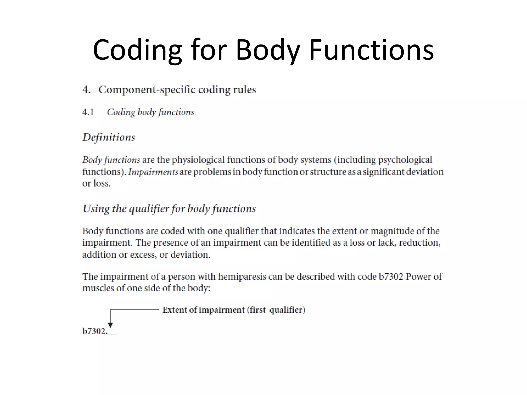 Icf coding guidlines | PPT