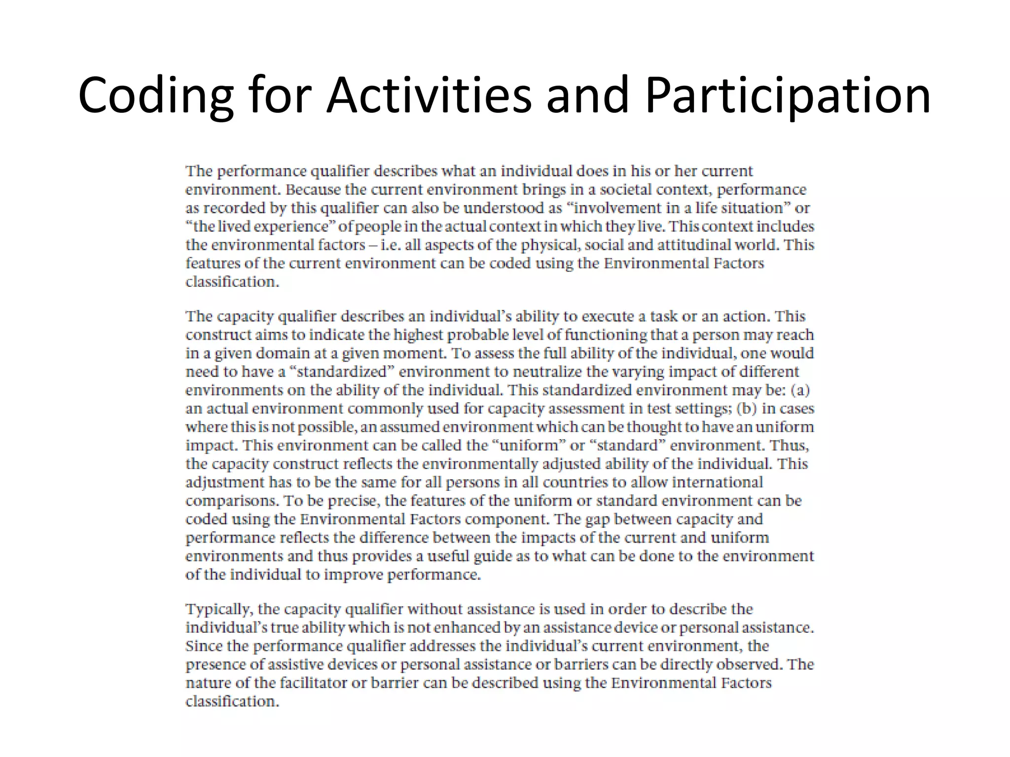 Icf coding guidlines | PPT