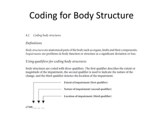 Icf coding guidlines | PPT | Free Download
