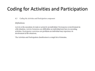 Icf coding guidlines | PPT