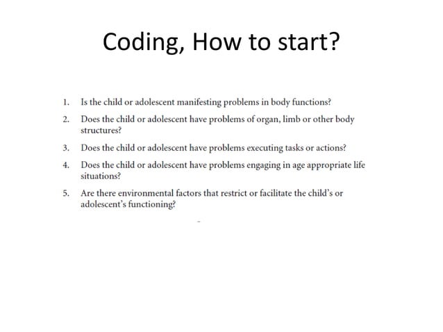 Icf Coding Guidlines Ppt Free Download