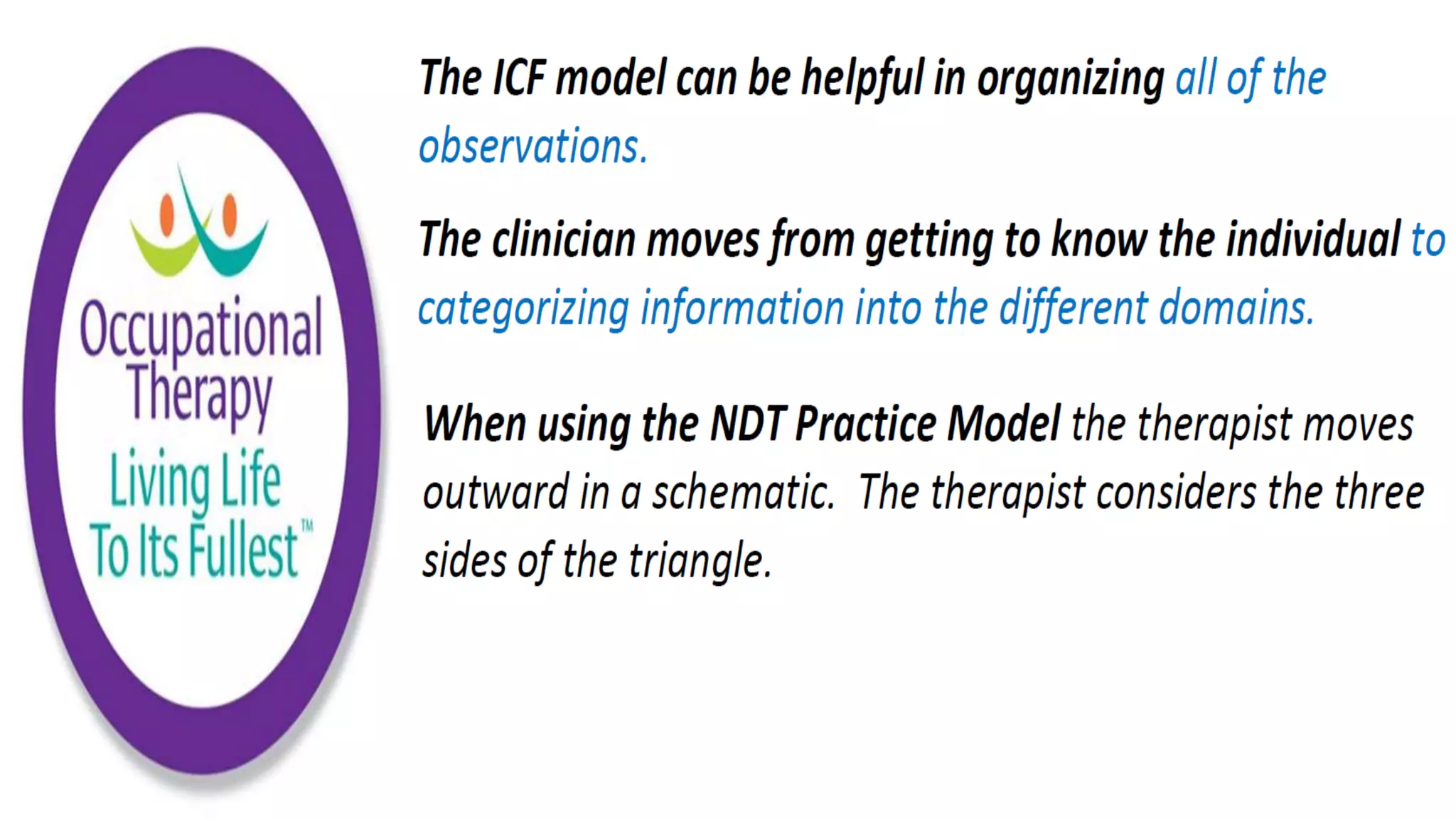 Neuro-Developmental Treatment Practice and the ICF Model | PPTX