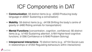 The ICF and Therapy Goals | PDF