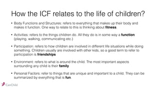 The ICF and Therapy Goals | PDF