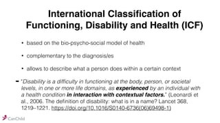 The ICF and Therapy Goals | PDF