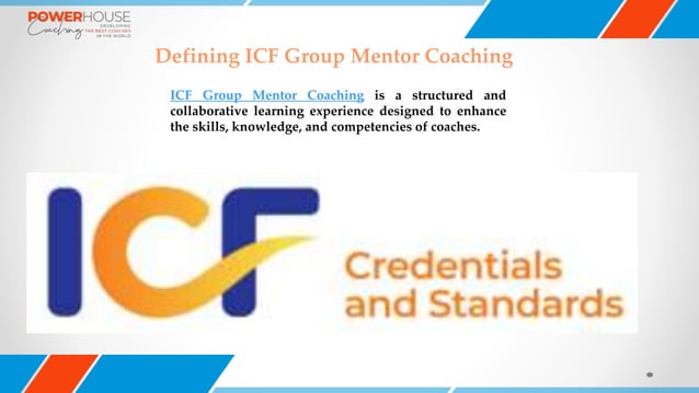 ICF Group Mentor Coaching | PPTX