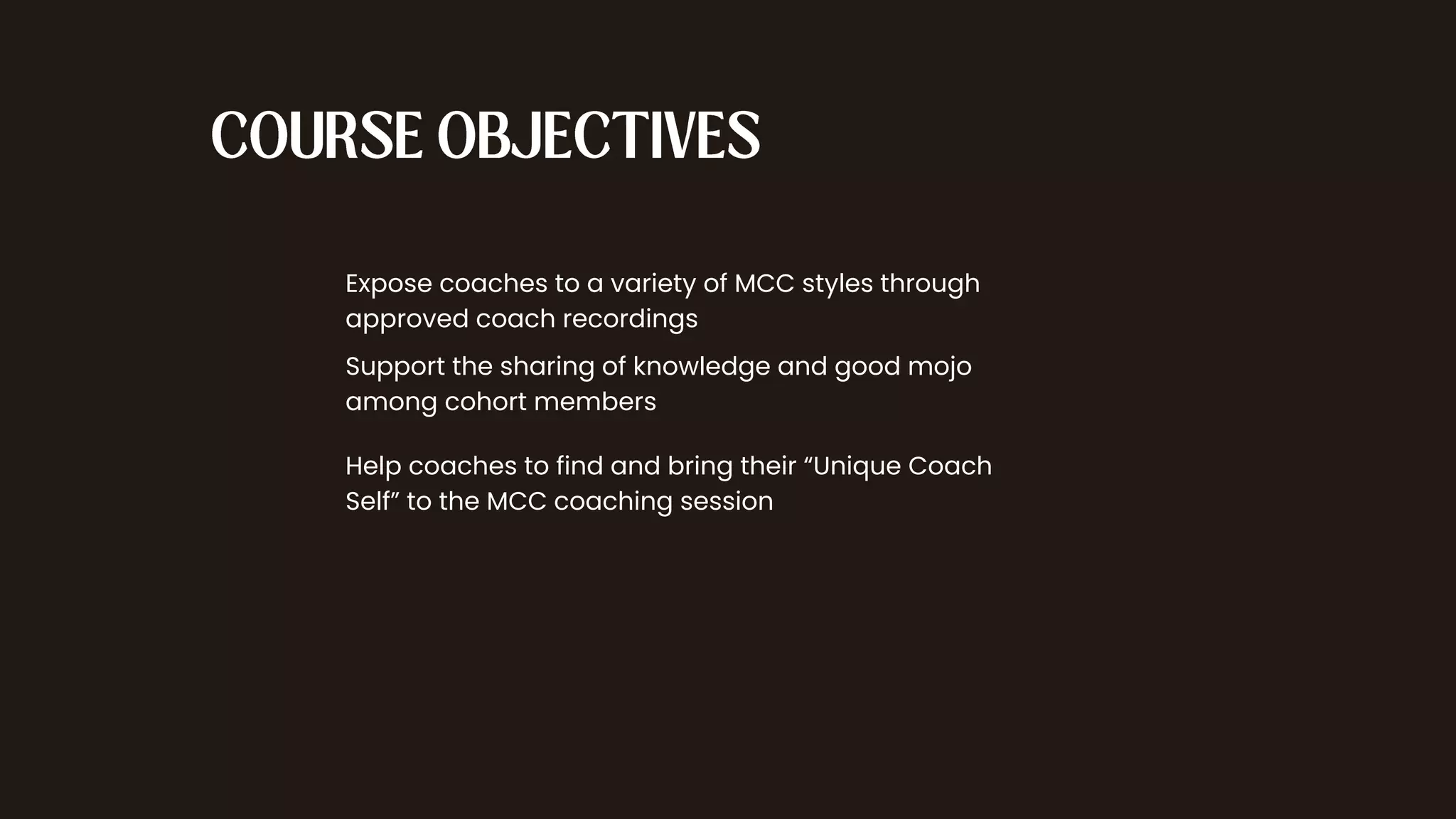 ICF Level 3 Master Certified Coach (MCC) Course.pptx