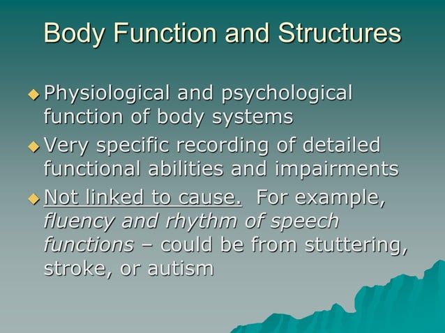 ICF model.ppt | Physical Therapy | Wellness
