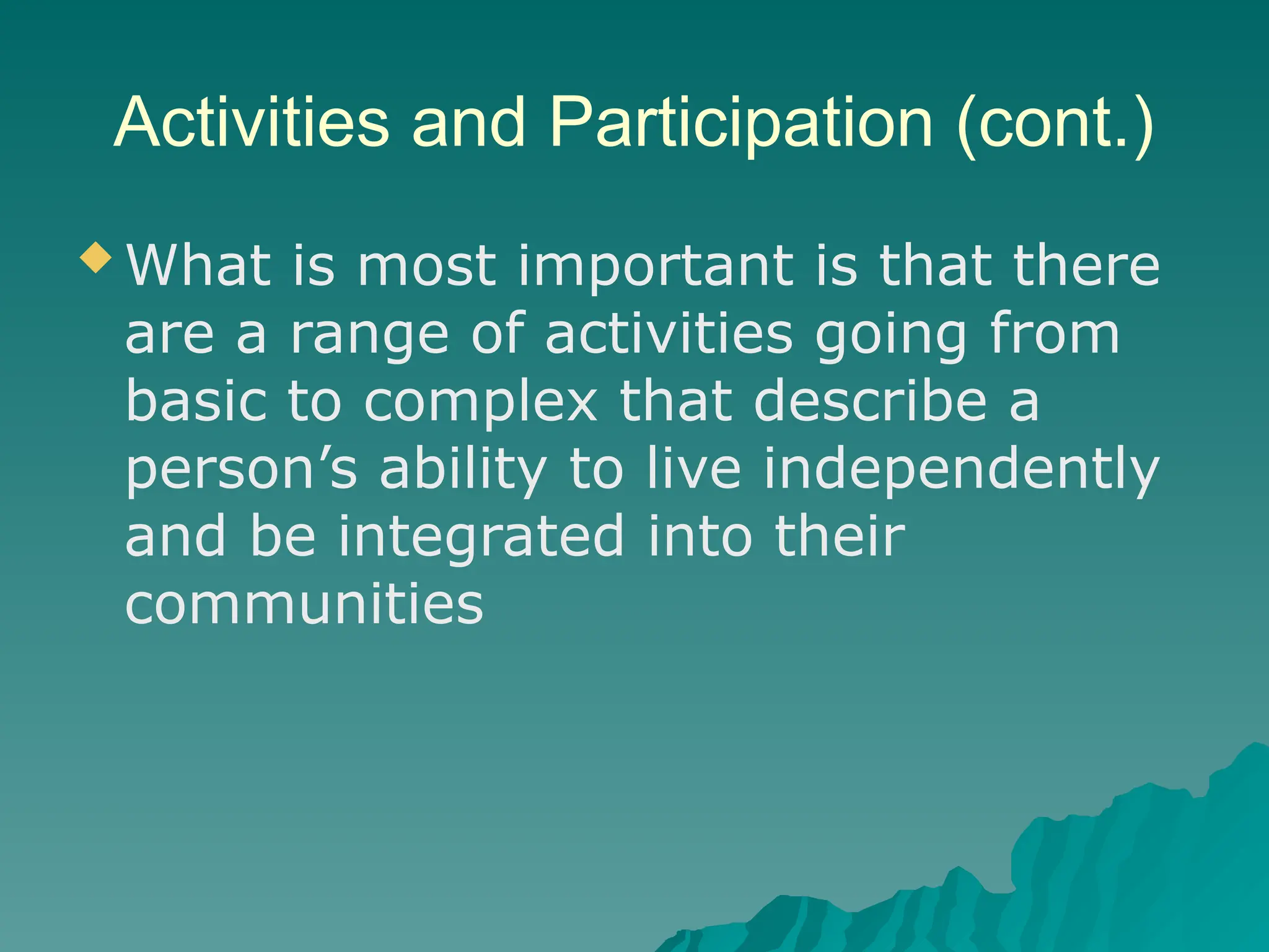 ICF model of disability physiotherapy.ppt